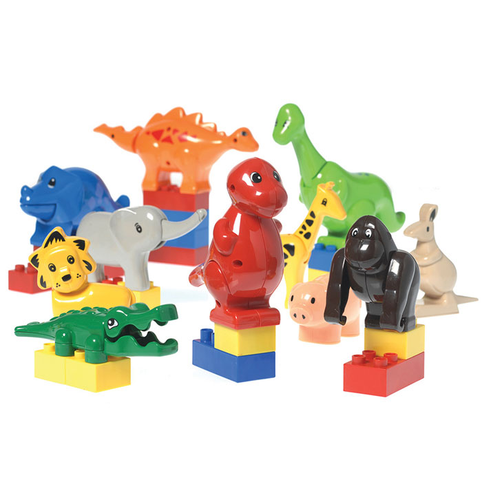 Animals for Preschool-Sized Building Bricks | Becker's