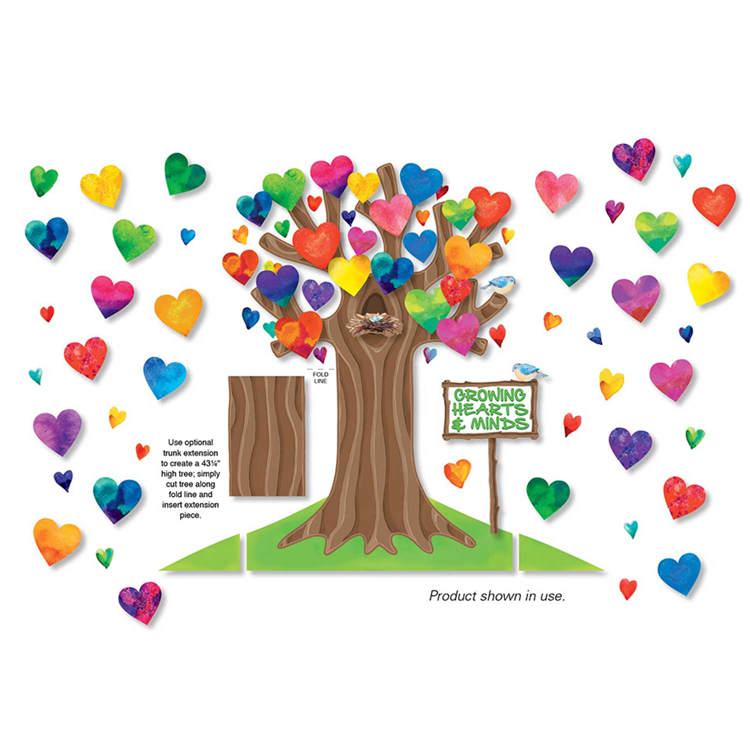 Growing Hearts & Minds Tree Bulletin Board Set | Becker's