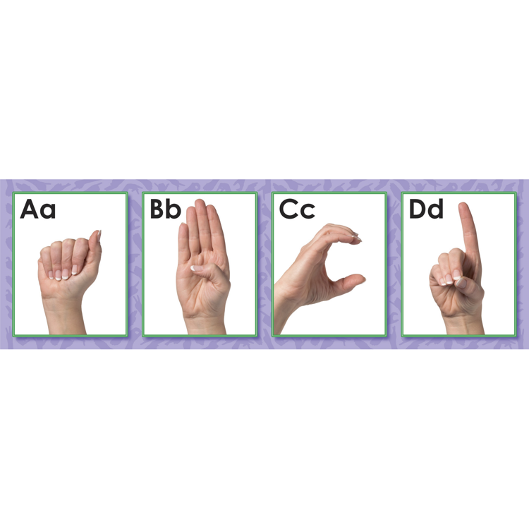 American Sign Language Bulletin Board Set | Becker's