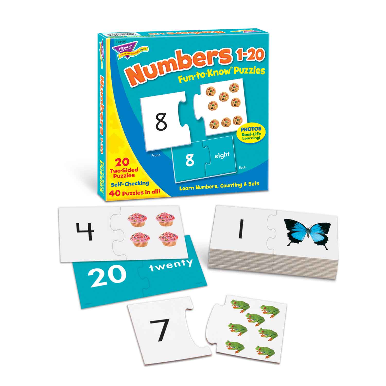 Number 1-20 Fun-to-Know® Puzzles | Becker's School Supplies