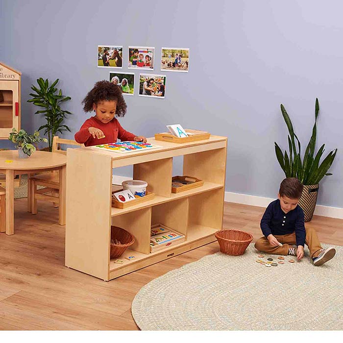 Open Back Single Storage Unit | Becker's School Supplies