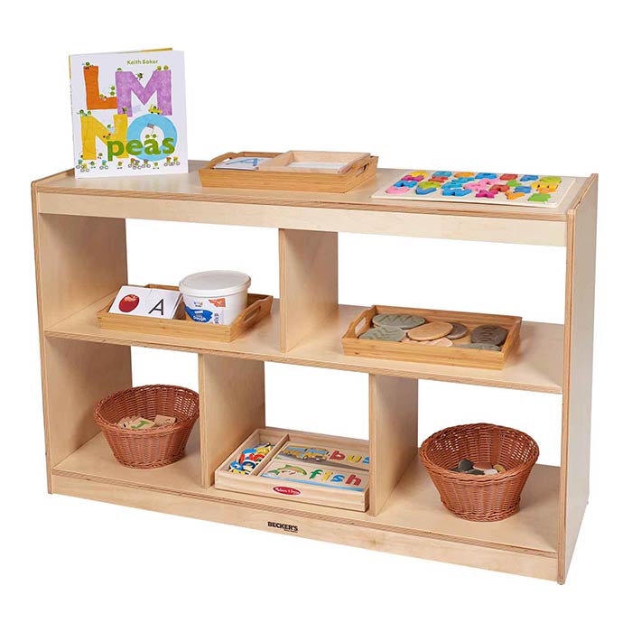 Open Back Single Storage Unit | Becker's School Supplies