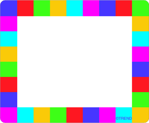 Rainbow Plaid Name Tags | Becker's School Supplies