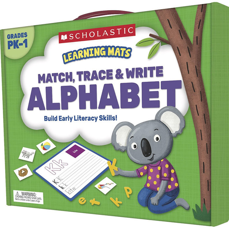 Learning Mats: Match, Trace & Write Alphabet | Becker's