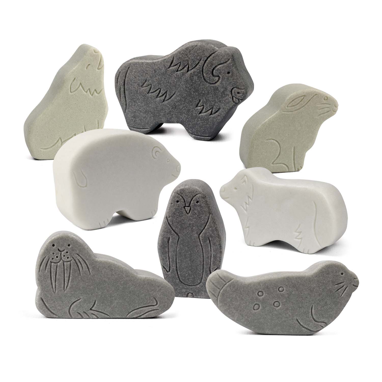 Small World, Polar Animals Play Stones | Becker's School Supplies