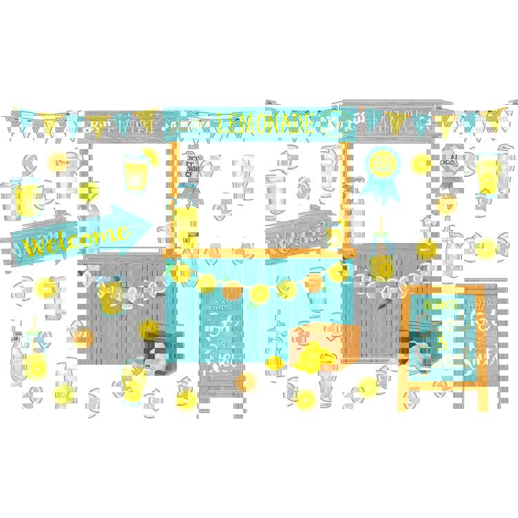 Lemon Zest Lemonade Stand Bulletin Board Set | Becker's