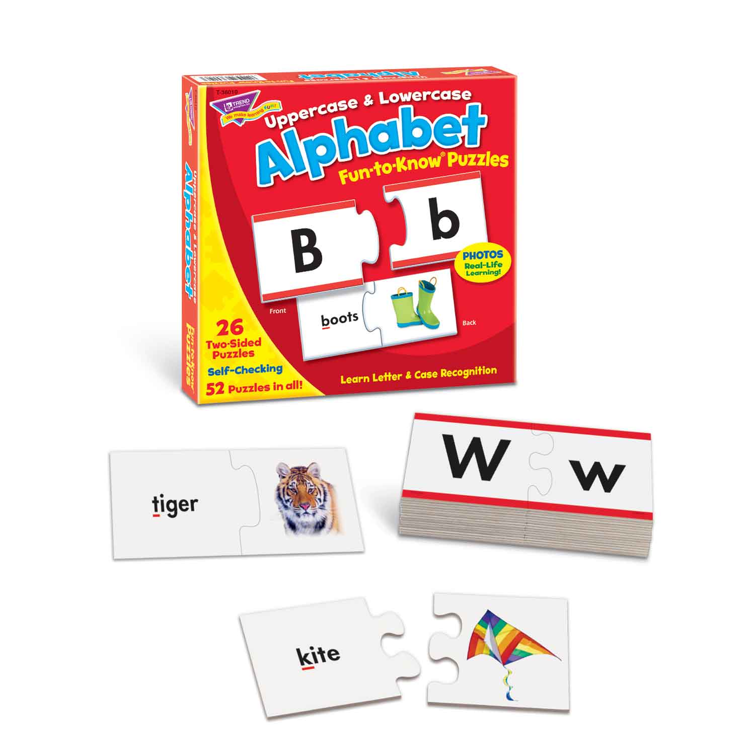 Upper & Lowercase Alphabet Fun-to-Know Puzzles® | Becker's